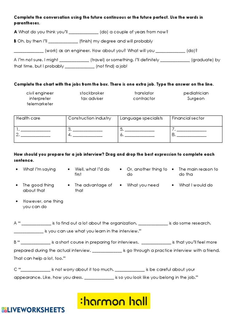 Future Job Preparation and Interview Tips | PDF | Career & Growth ...