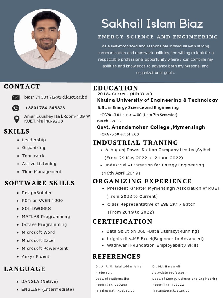 Black White Minimalist CV Resume | PDF