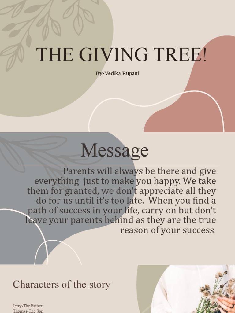 The Giving Tree! | PDF