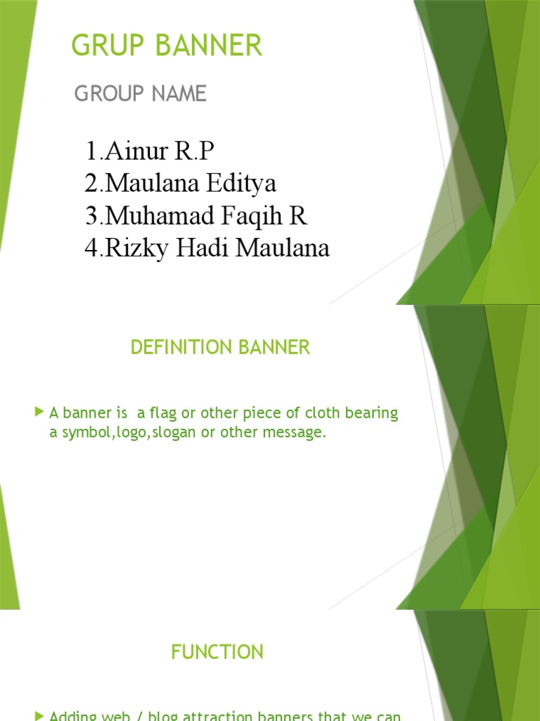 Grup Banner | PDF
