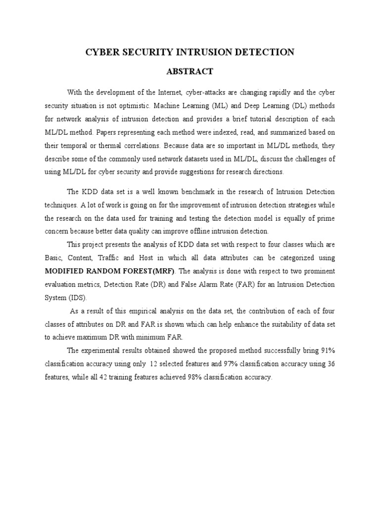 Cybersecurity for ML/DL Researchers | PDF | Machine Learning | Computer ...