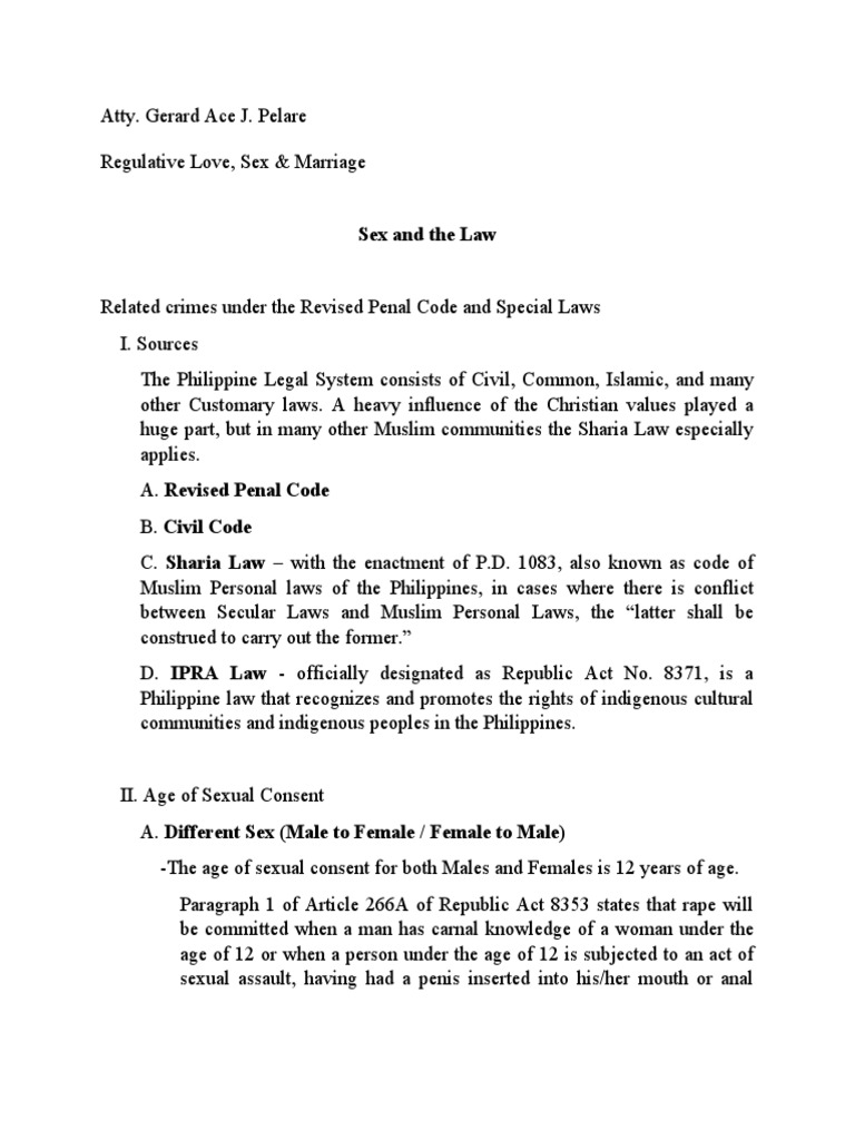 Summary Related Crimes Under The Revised Penal Code and Special Laws ...