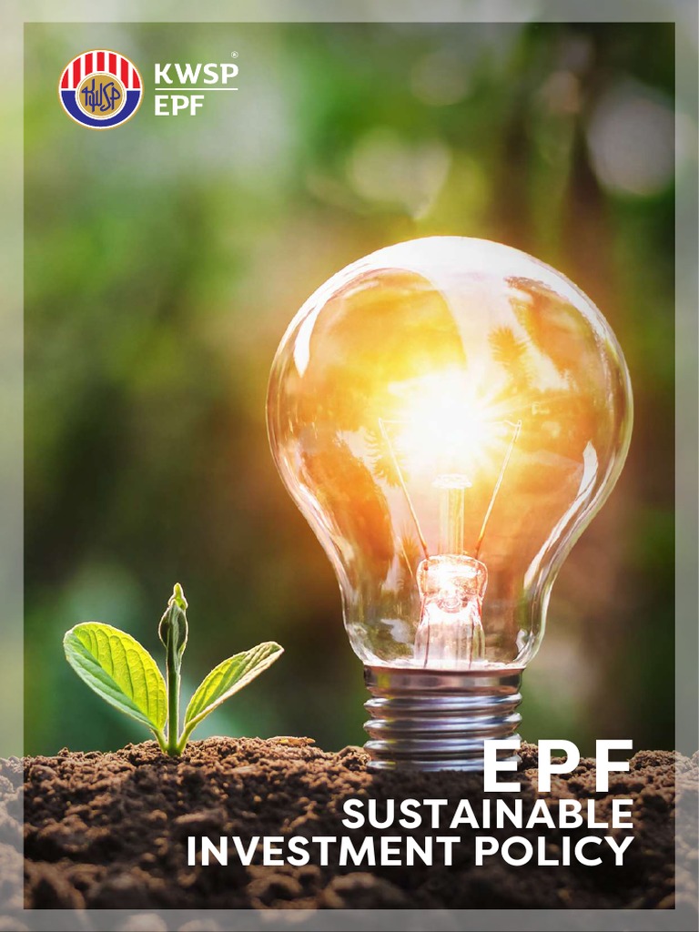 EPF Sustainable Investment Policy | PDF | Sustainability | Governance