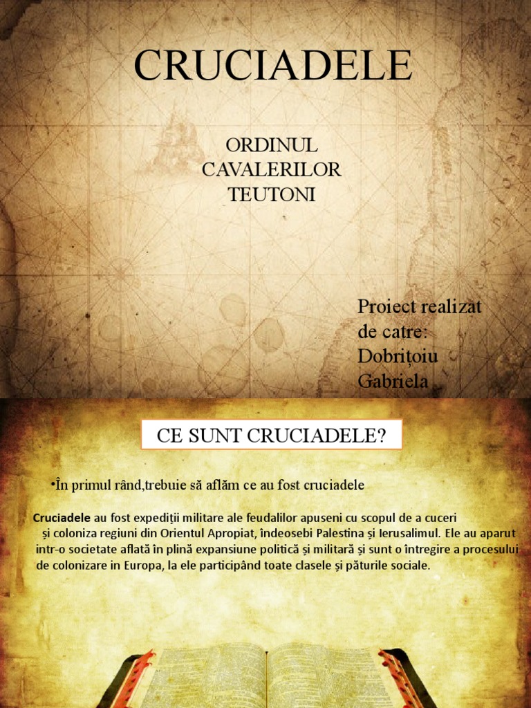 Cruciadele-Cavalerii Teutoni | PDF