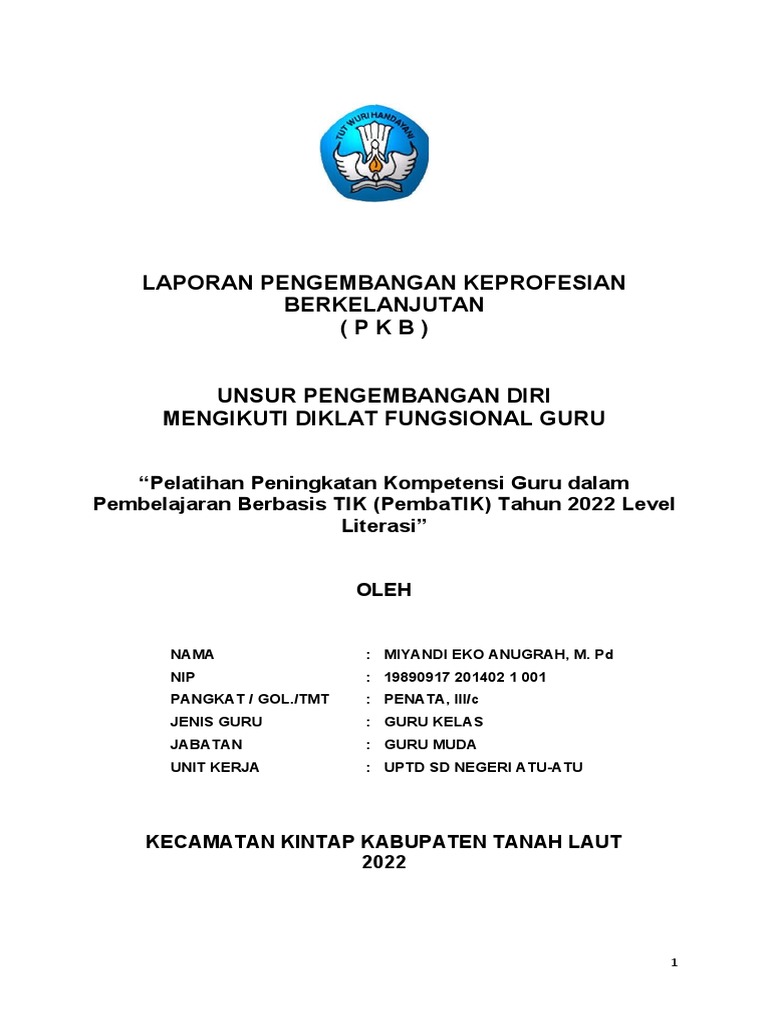 Laporan Pembatik 1 | PDF