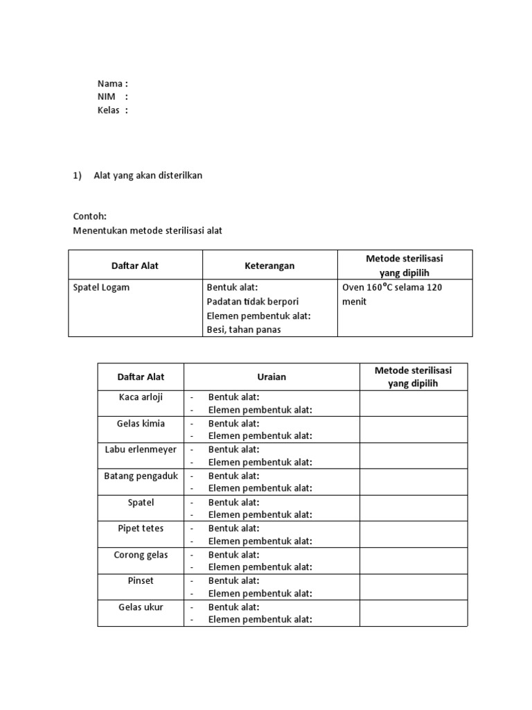 Steril Alat Bahan | PDF