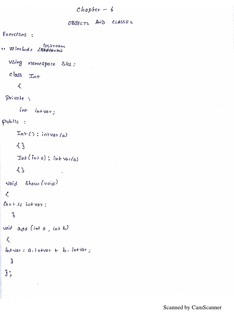 Chapter 6 Exercises | PDF Chapter 6 Exercises | PDF