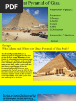 Giza Pyramids Quiz: Test Your Knowledge | PDF | Science & Mathematics