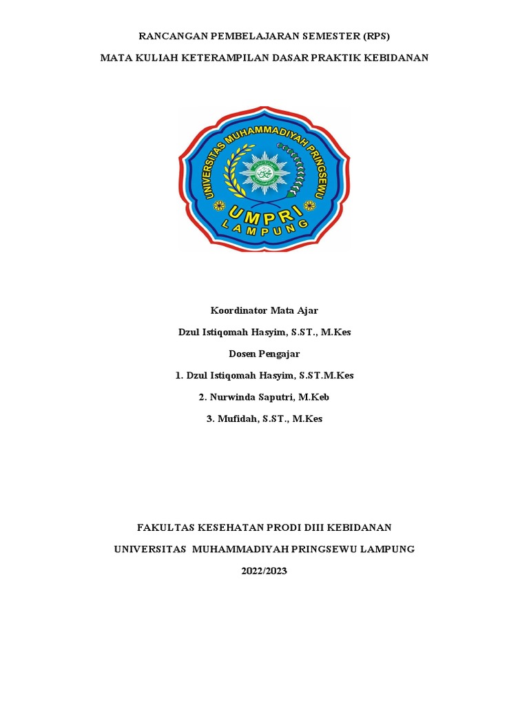 RPS KDPK 2022-2023 | PDF