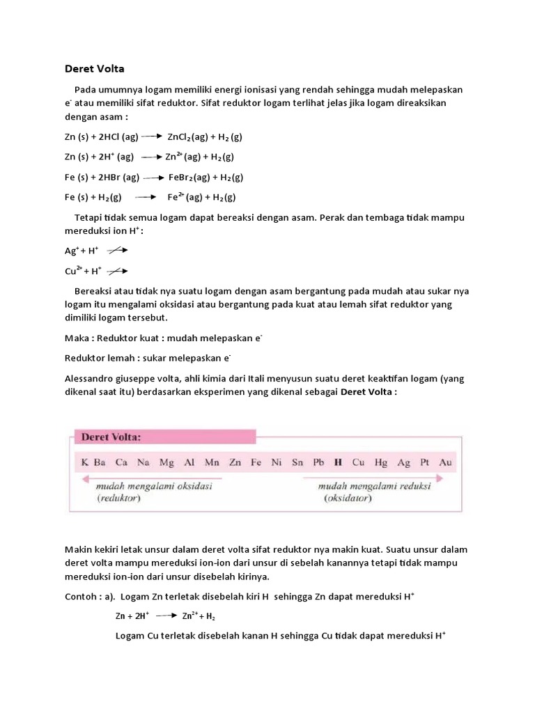 Deret Volta | PDF | Sains & Matematika