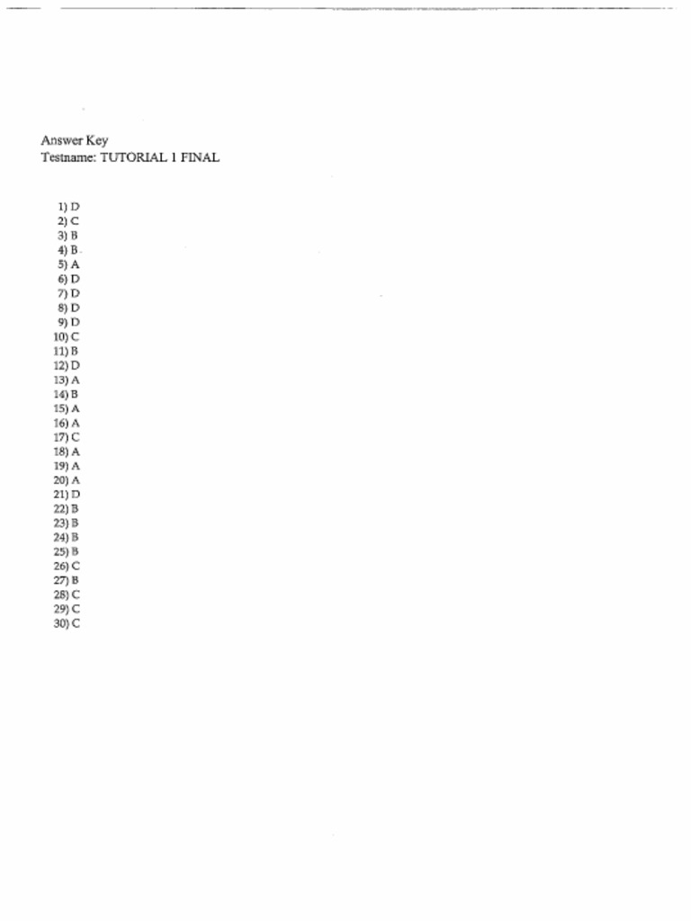 Tutorial 1 Solution 1 Pdf
