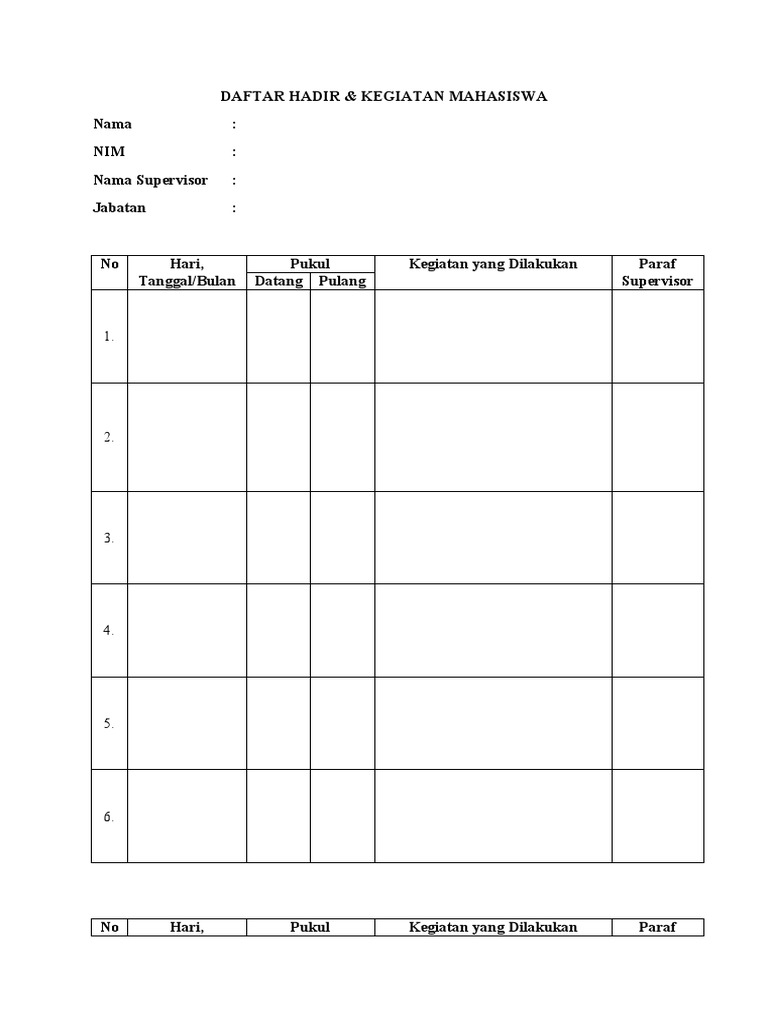 Logbook Magang Pdf Karier Perkembangan Pengelolaan Keuangan Uang