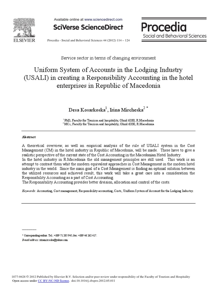 USALI | Download Free PDF | Scholarly Communication | Publishing