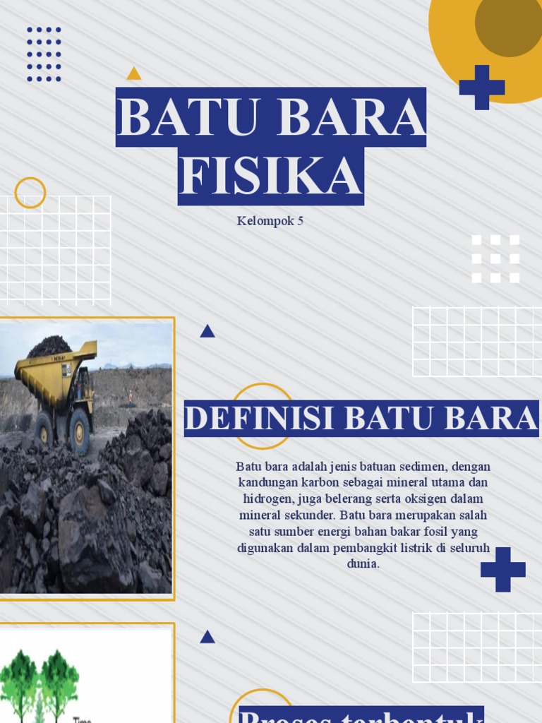 Powerpoint Fisika Batu Bara Kelompok 5-1 | PDF