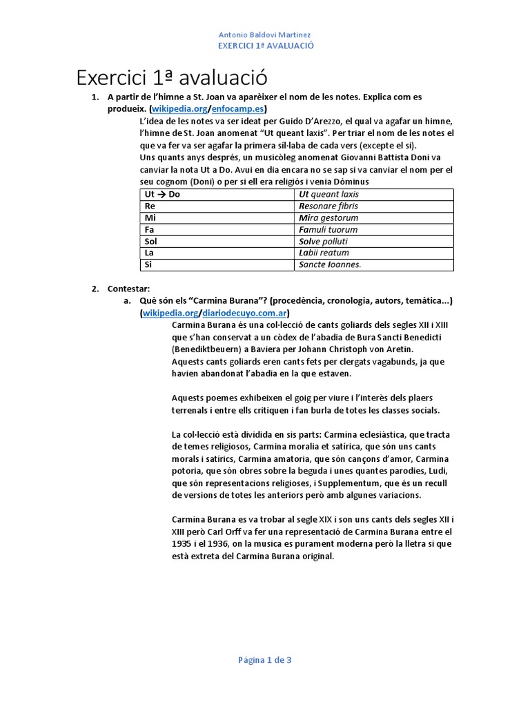 Exercici 1 Avaluació | PDF