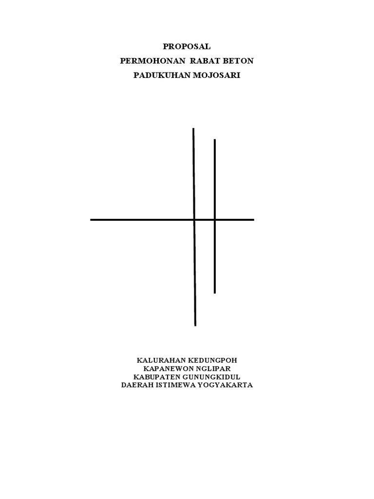 Proposal Rabat Beton Padukuhan Mojosari 2023 | PDF
