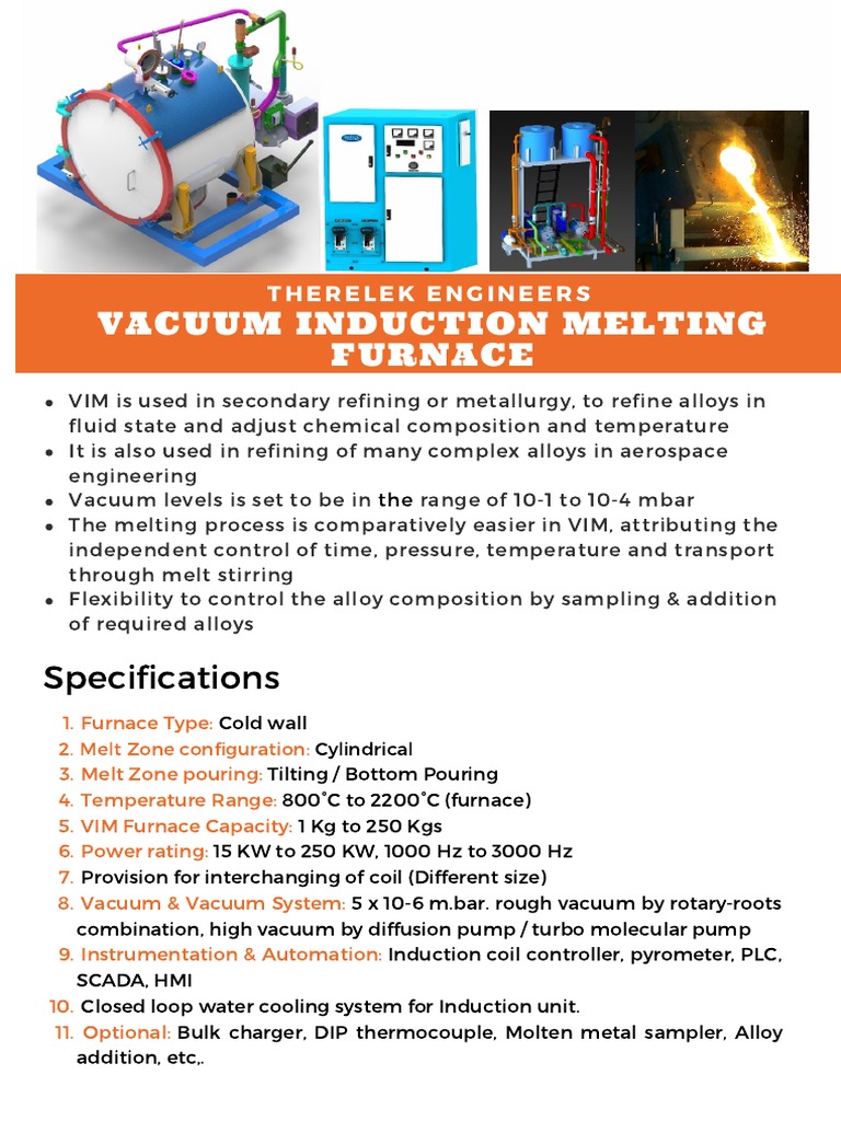 Vacuum Induction Melting - 23.01.2021 | PDF | Technology & Engineering