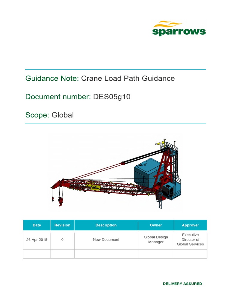 Offshore Crane Load Path Guidance | PDF | Crane (Machine) | Machines