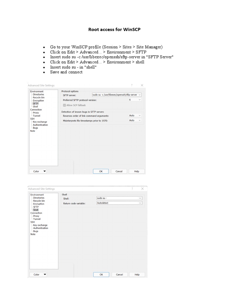 Root Access For WinSCP | PDF