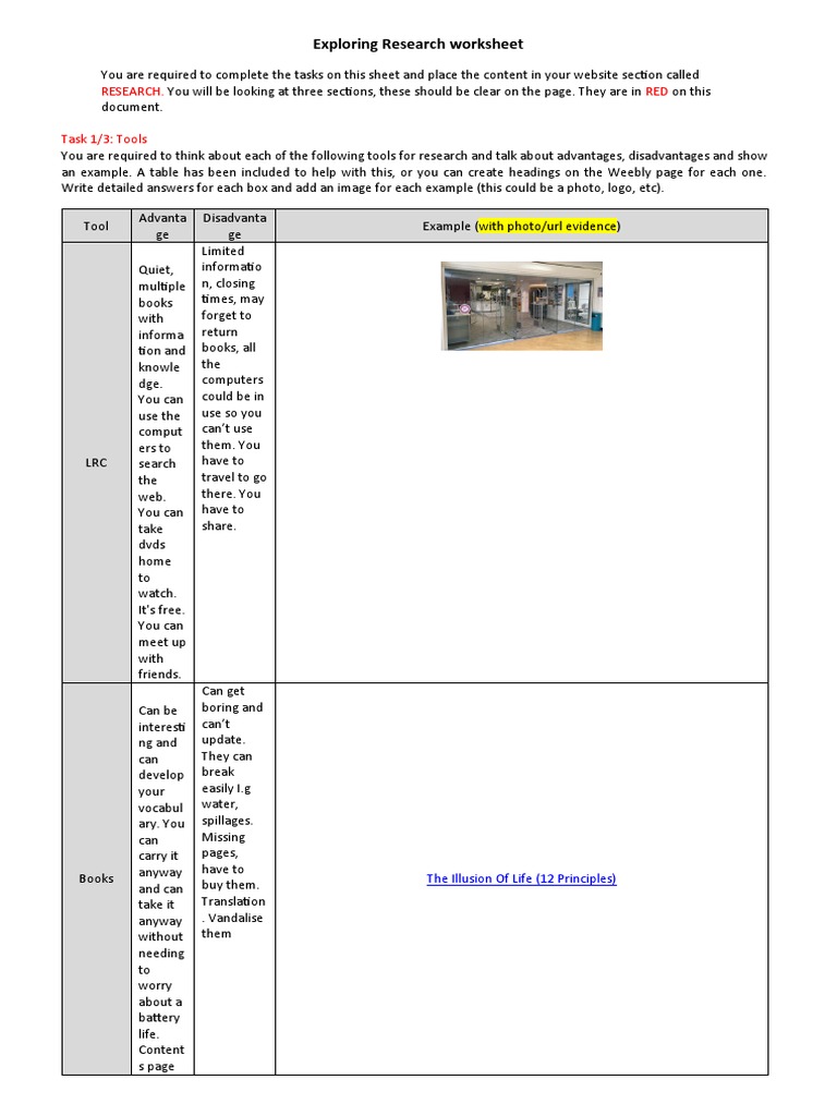 Exploring Research Worksheet | PDF | Survey Methodology | Qualitative ...