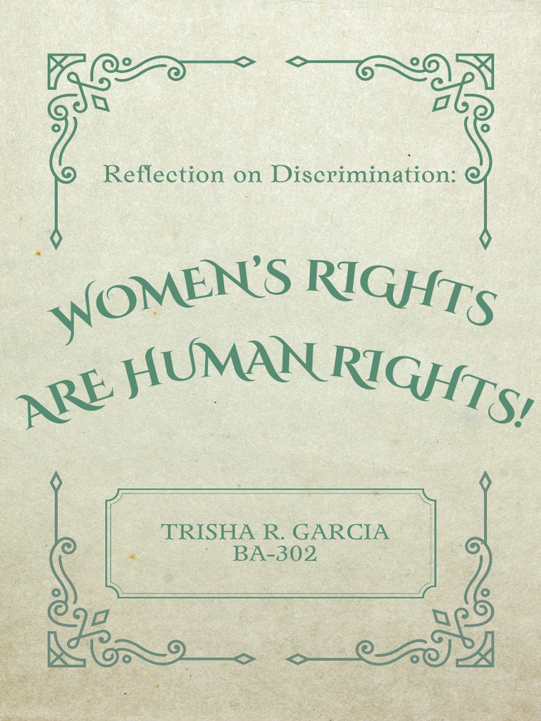 Women's Rights Are Human Rights! | PDF | Sexism | Feminism