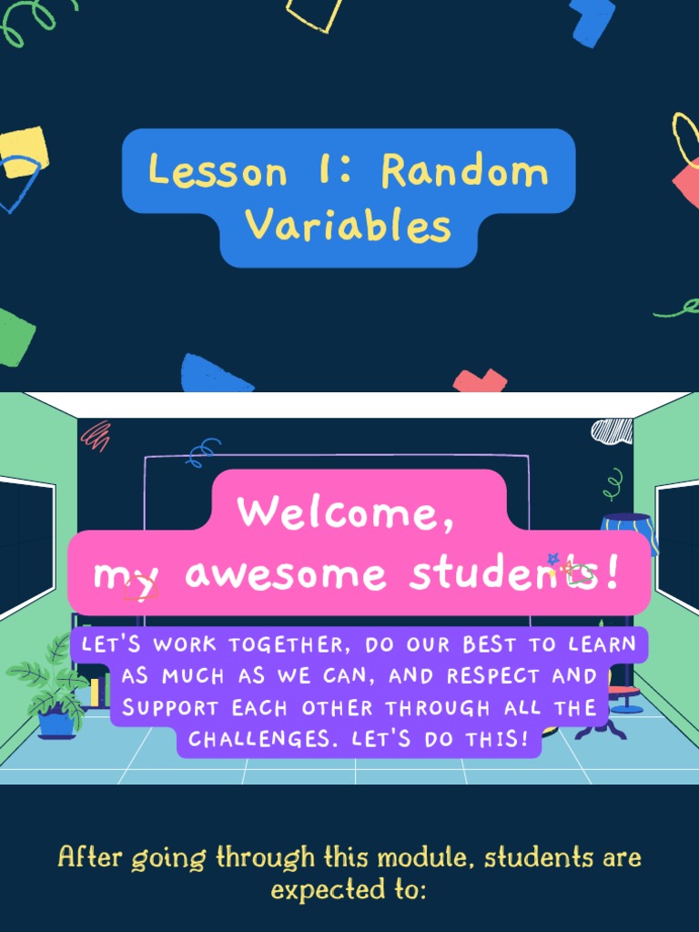 w1 Random Variables | PDF | Probability Distribution | Random Variable