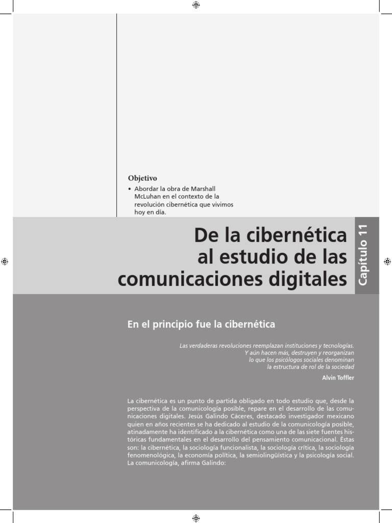 Cibernética y Comunicaciones Digitales | PDF | Cibernética | Información