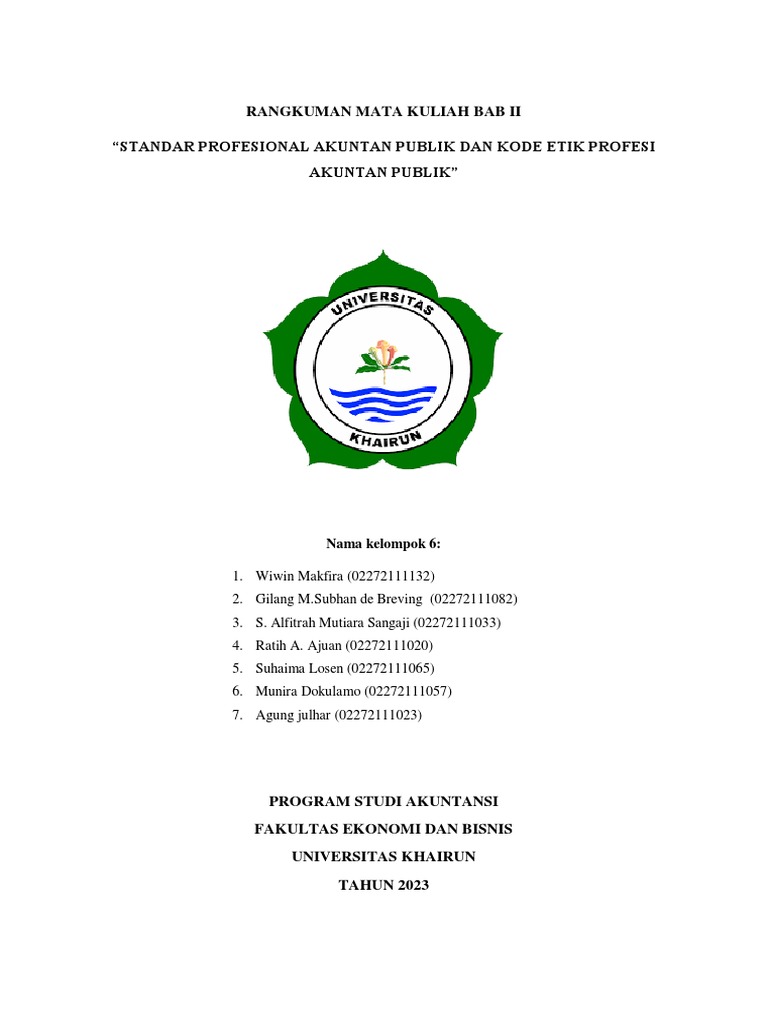RMK Bab 2 | PDF