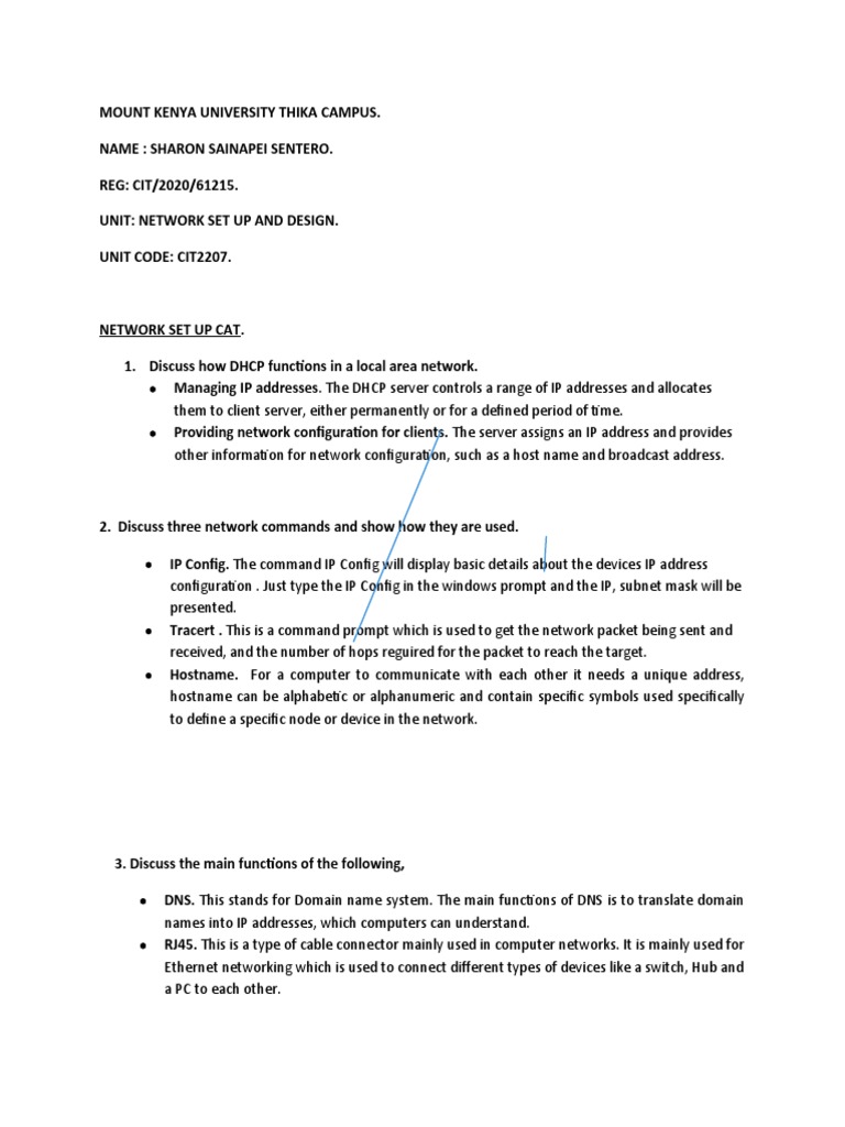 Network Set Up Cat | PDF | Computer Network | Ip Address