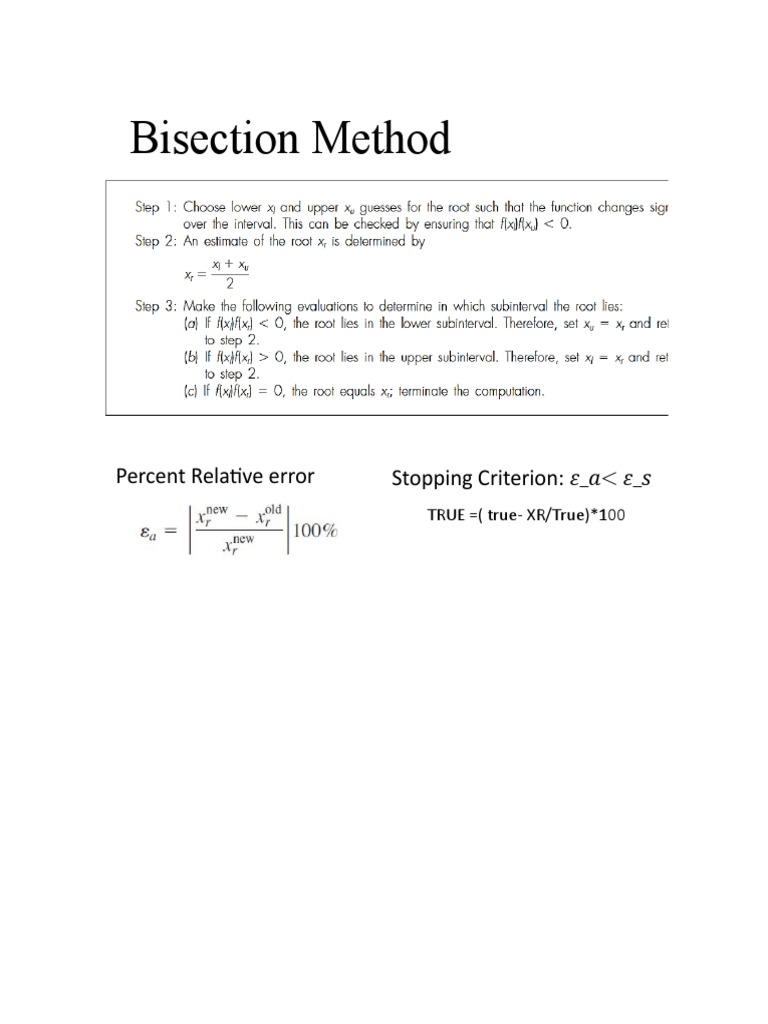 Bisection Method | PDF Bisection Method | PDF