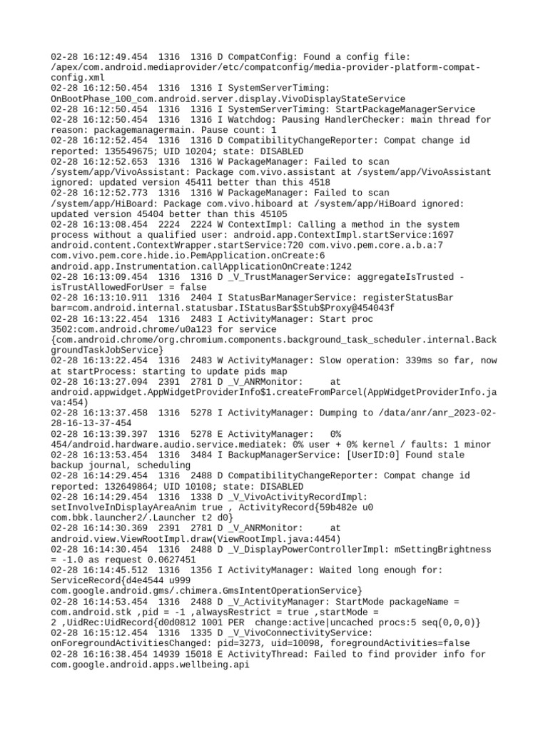 Log | PDF | System Software | Computer Programming Log | PDF | System Software | Computer Programming