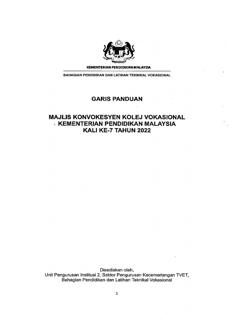 Lampiran 3 Garis Panduan Konvo Usim 2022 | PDF