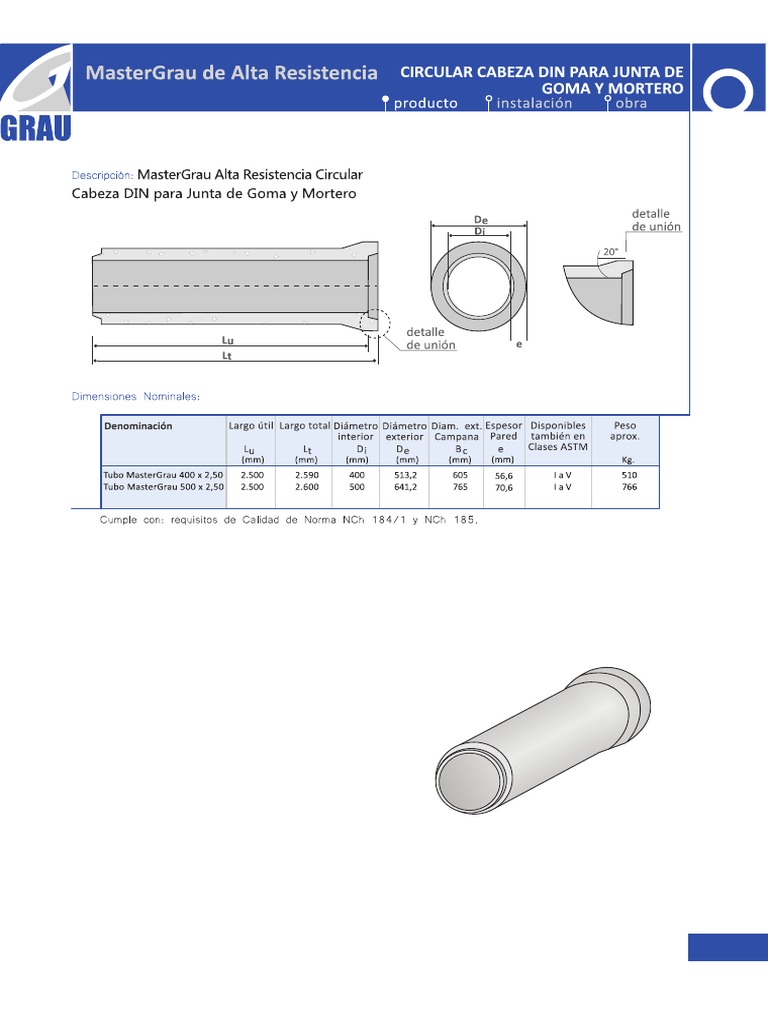 Tubo Master 400 y 500 | PDF