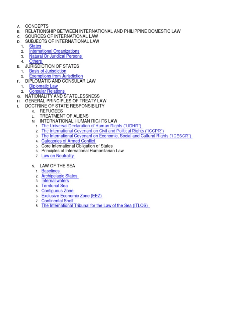 Lesson 1 and 2 - Intlaw | Download Free PDF | International Law | Treaty