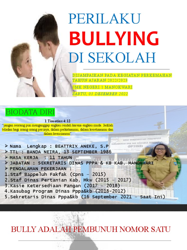 BULYING DI SEKOLAH | PDF