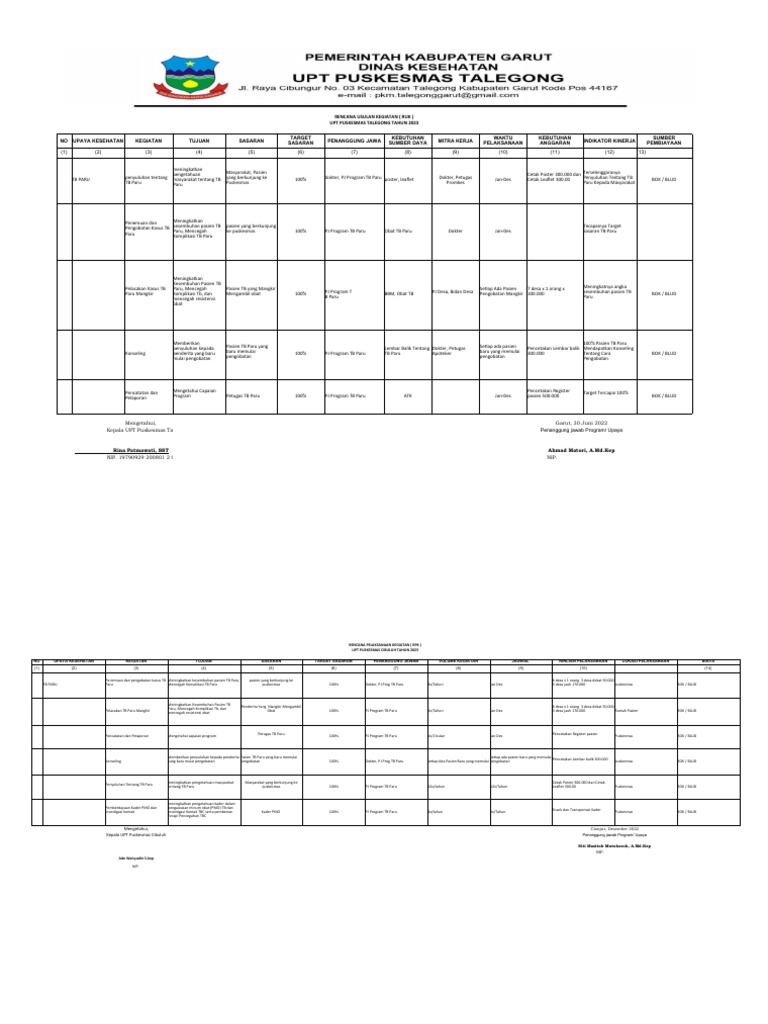 Ruk & RPK TB Paru | PDF
