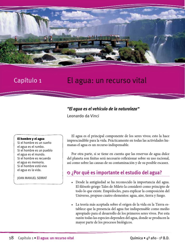 Todo Se Transforma 4to Ano | PDF | Agua | Enlace covalente