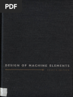 Design of Machine Elements Spotts | PDF