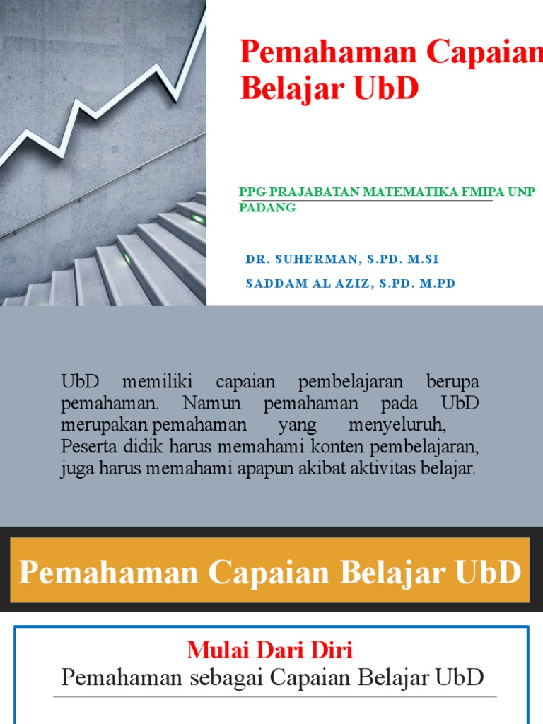 Pemahaman Capaian Belajar UbD | PDF