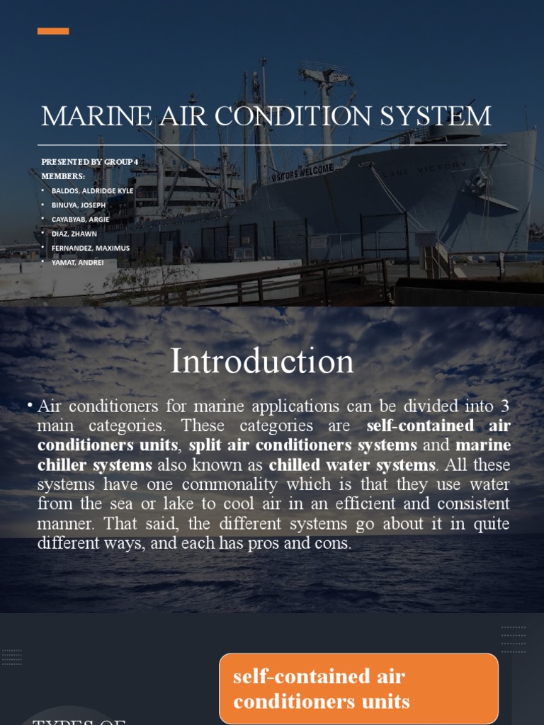 Marine Air Condition System 1 | PDF | Air Conditioning | Manufactured Goods