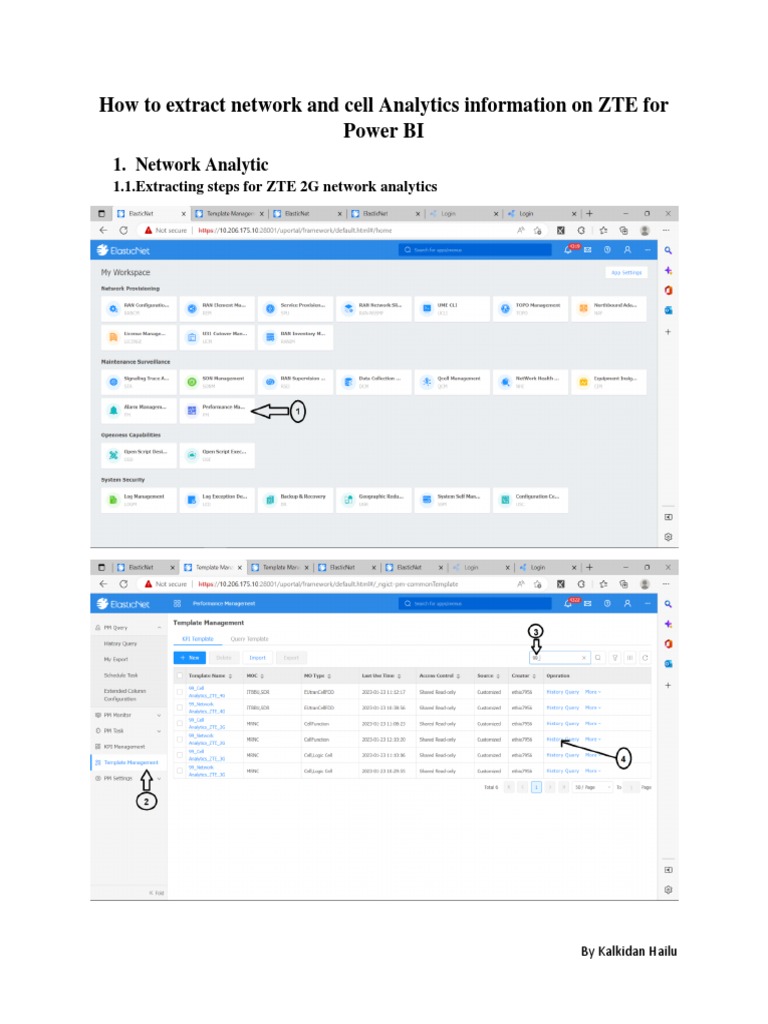 How To Extract Network and Cell Analytics Information On ZTE For Power BI | PDF | Computers ...