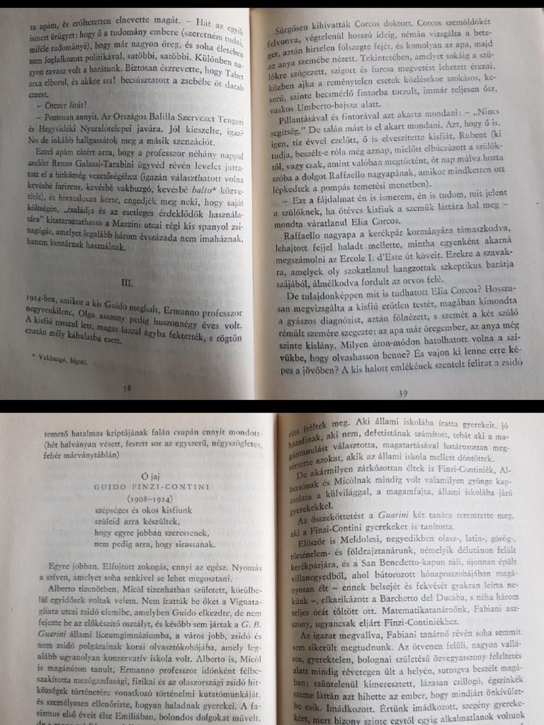 Giorgio Bassani - Finzi Contini | PDF