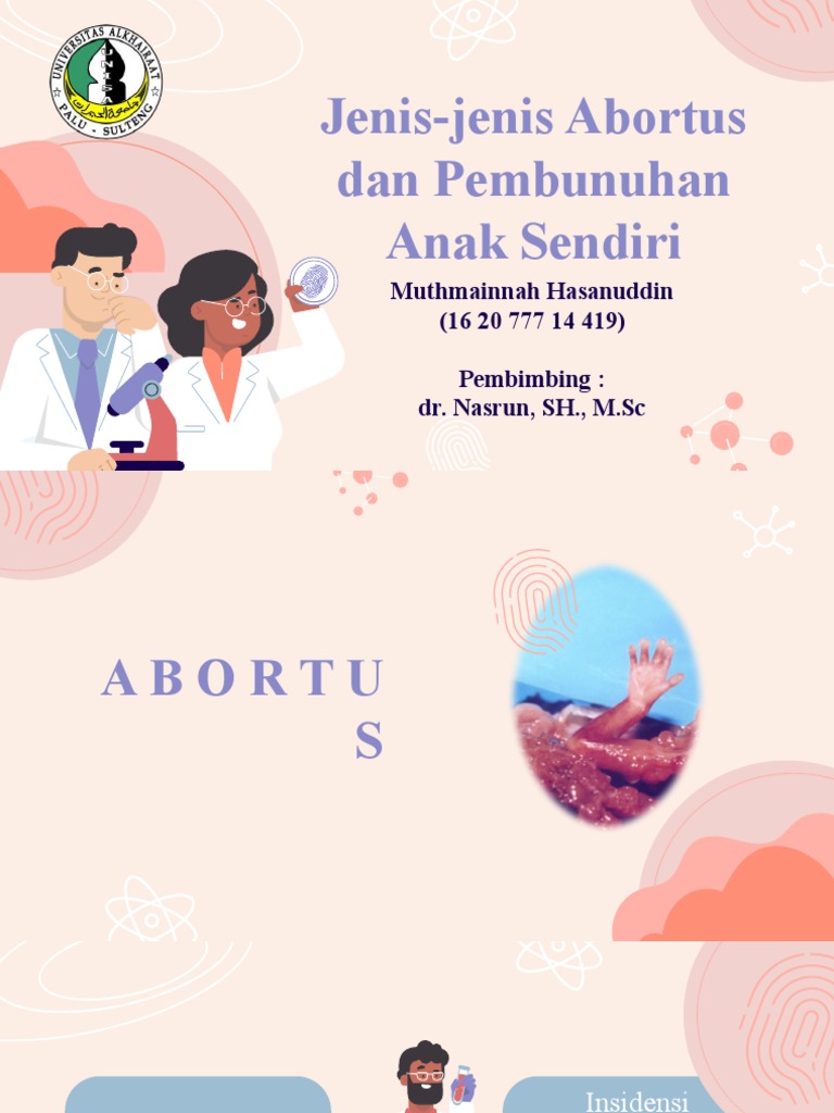 Jenis-jenis Abortus dan Pembunuhan Anak Sendiri | PDF
