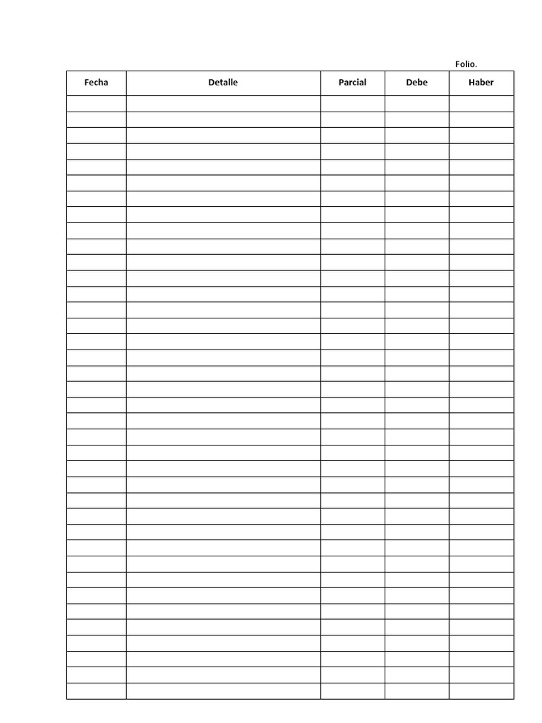 Formato Libro Diario | PDF