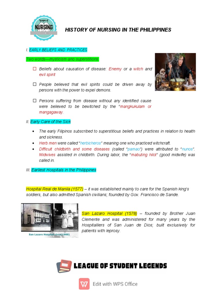 History of Nursing in The Philippines | PDF | Nursing | Philippines