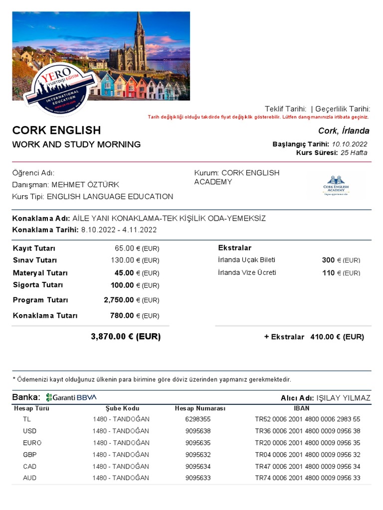 Cork English-Work and Study Morning-25 | PDF