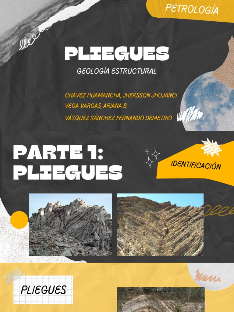 Factores y Tipos de Pliegues Geológicos | PDF | Naturaleza | Geología
