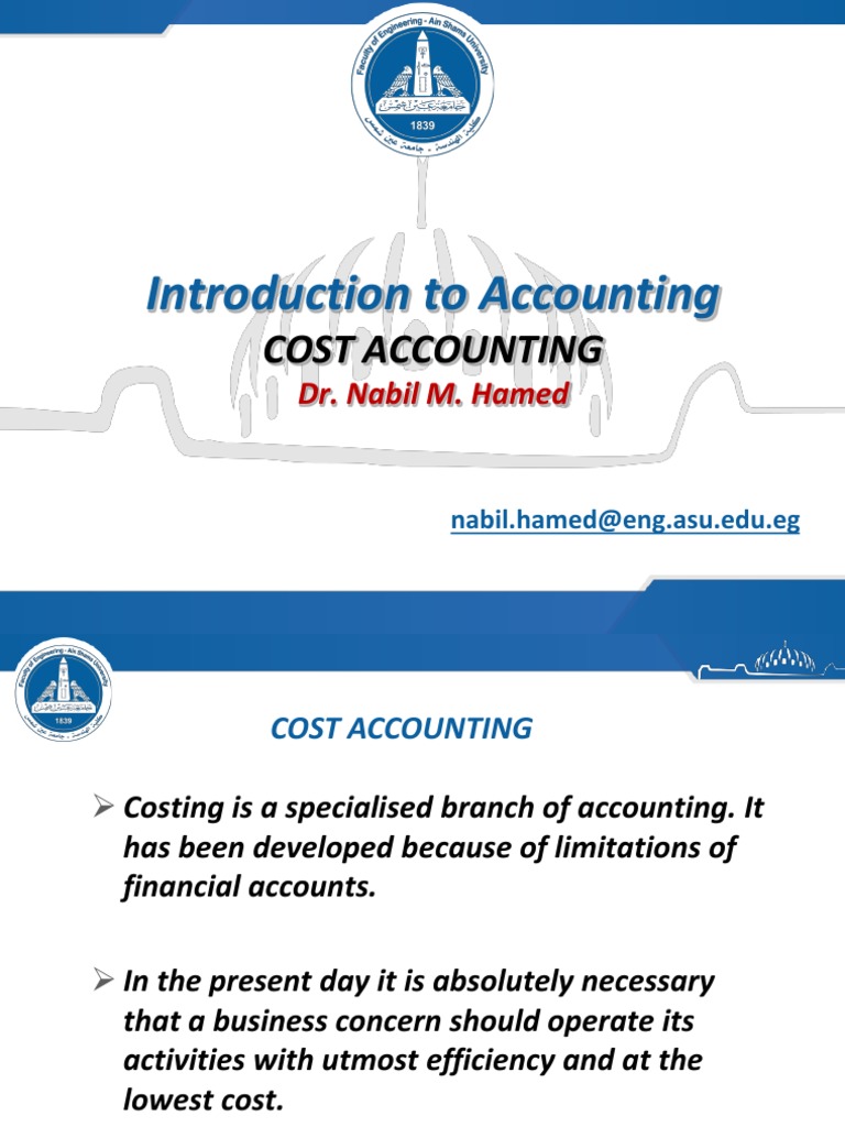 Understanding the Fundamental Differences Between Cost Accounting and Financial Accounting | PDF ...