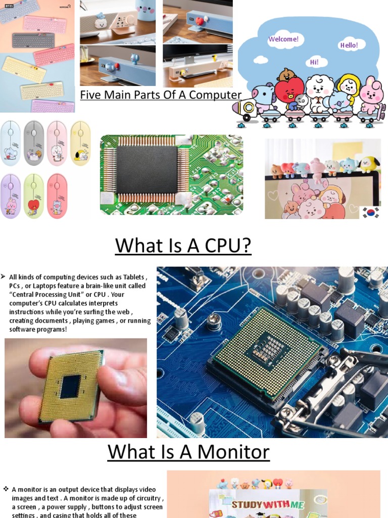 Five Main Parts of A Computer | PDF