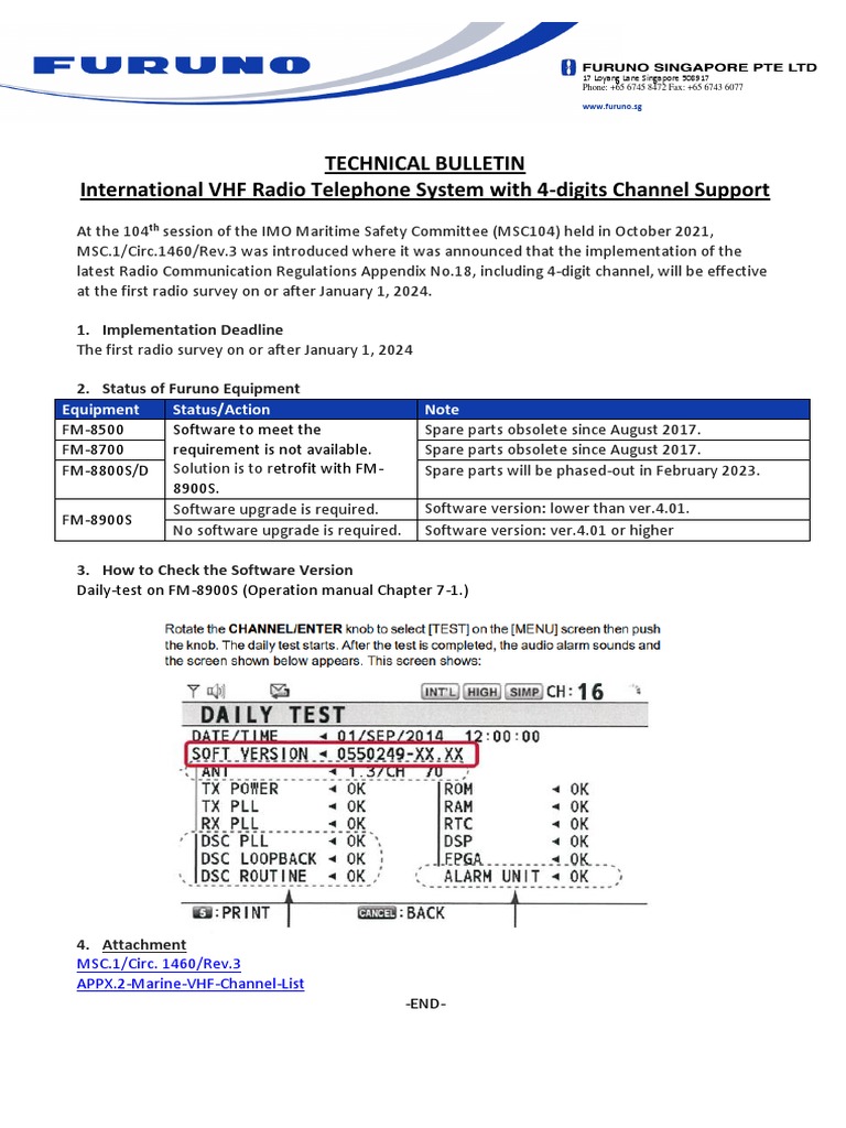 VHF Radio System Update for 2024 | PDF | Computers | Technology ...